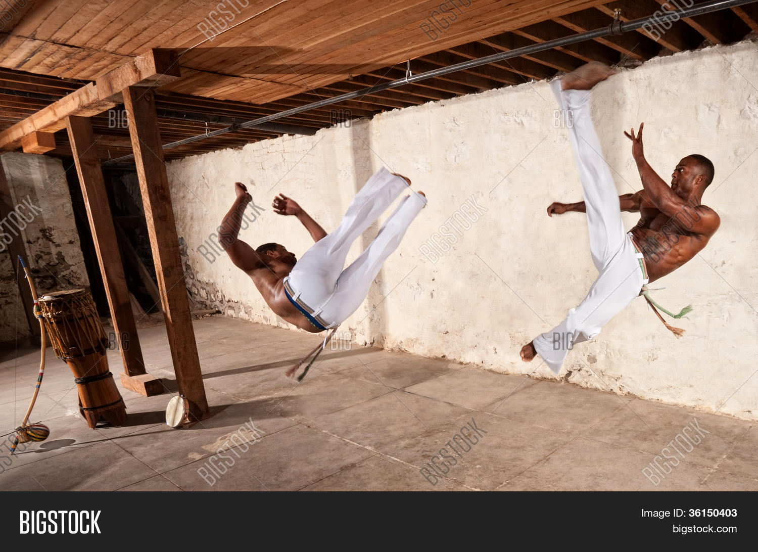 Pair Strong Capoeria Image & Photo (Free Trial) | Bigstock