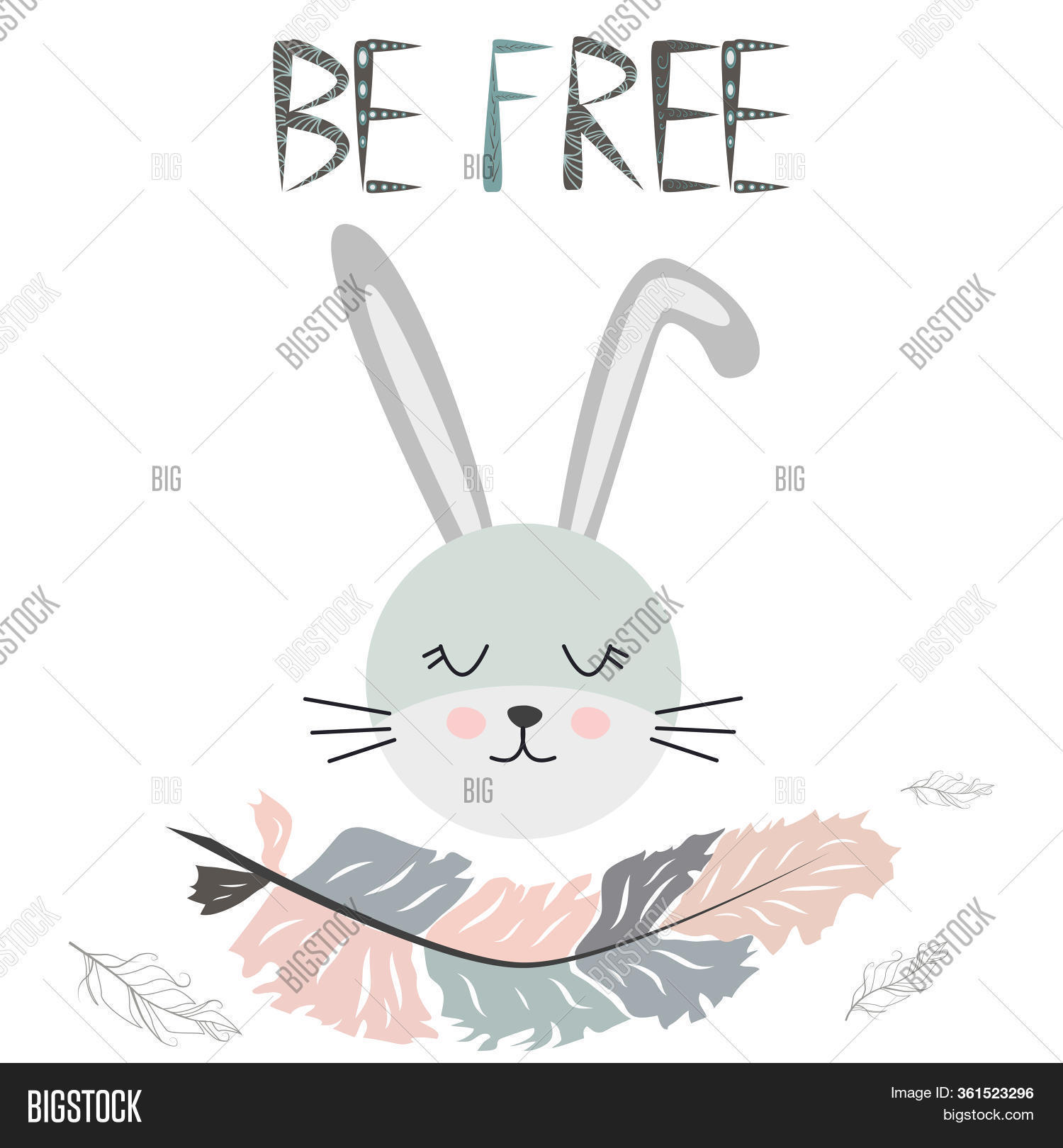 Cute Little Rabbit Image & Photo (Free Trial) | Bigstock