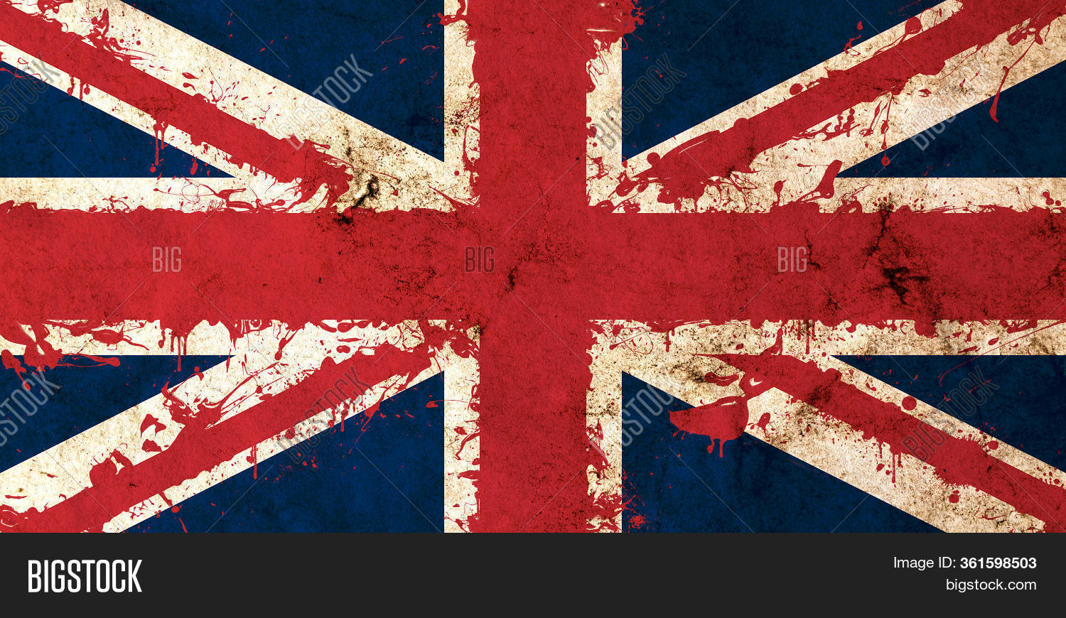 Old Grunge Uk Flag Image & Photo (Free Trial) | Bigstock