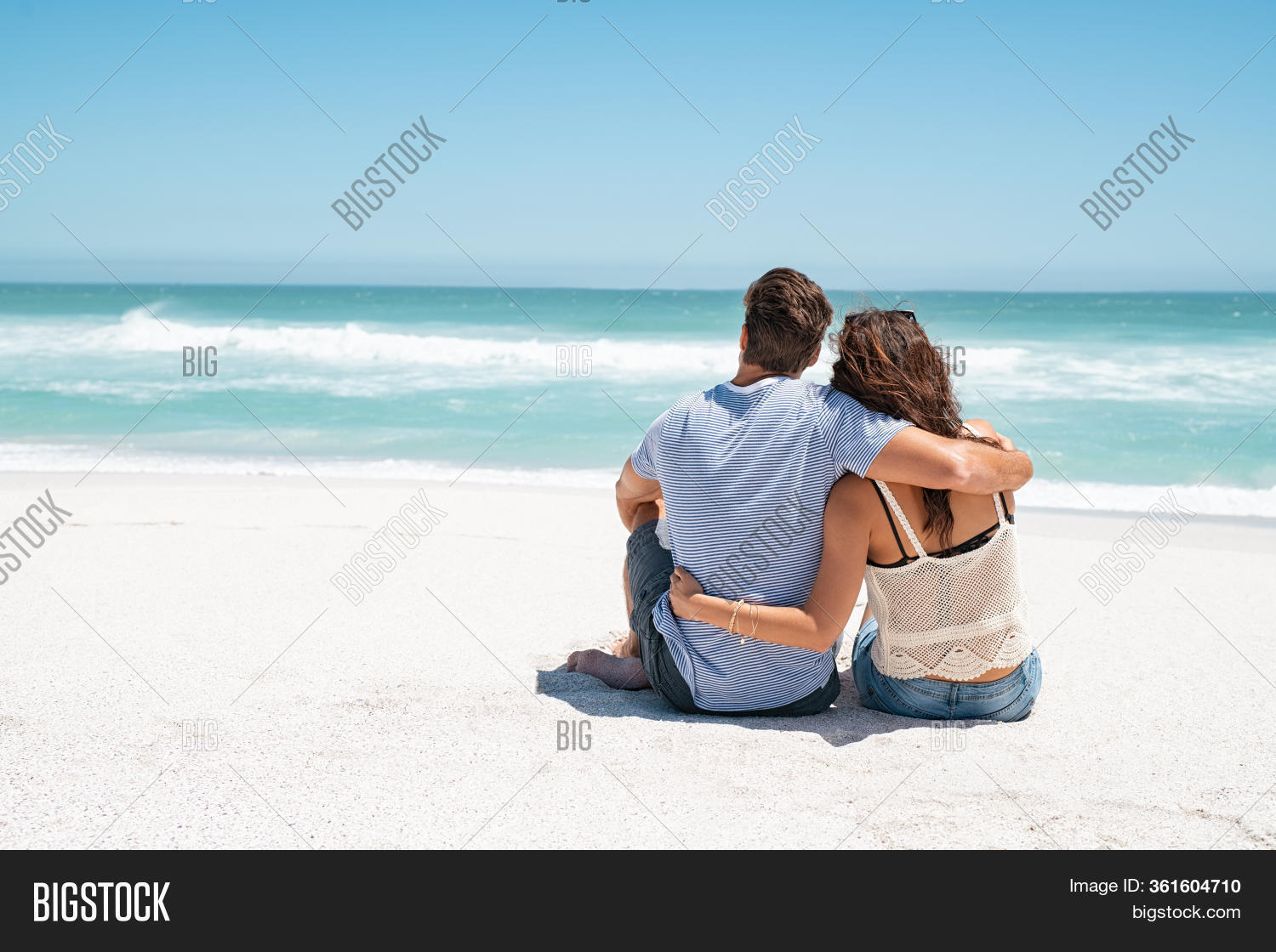 Rear View Young Couple Image & Photo (Free Trial) | Bigstock