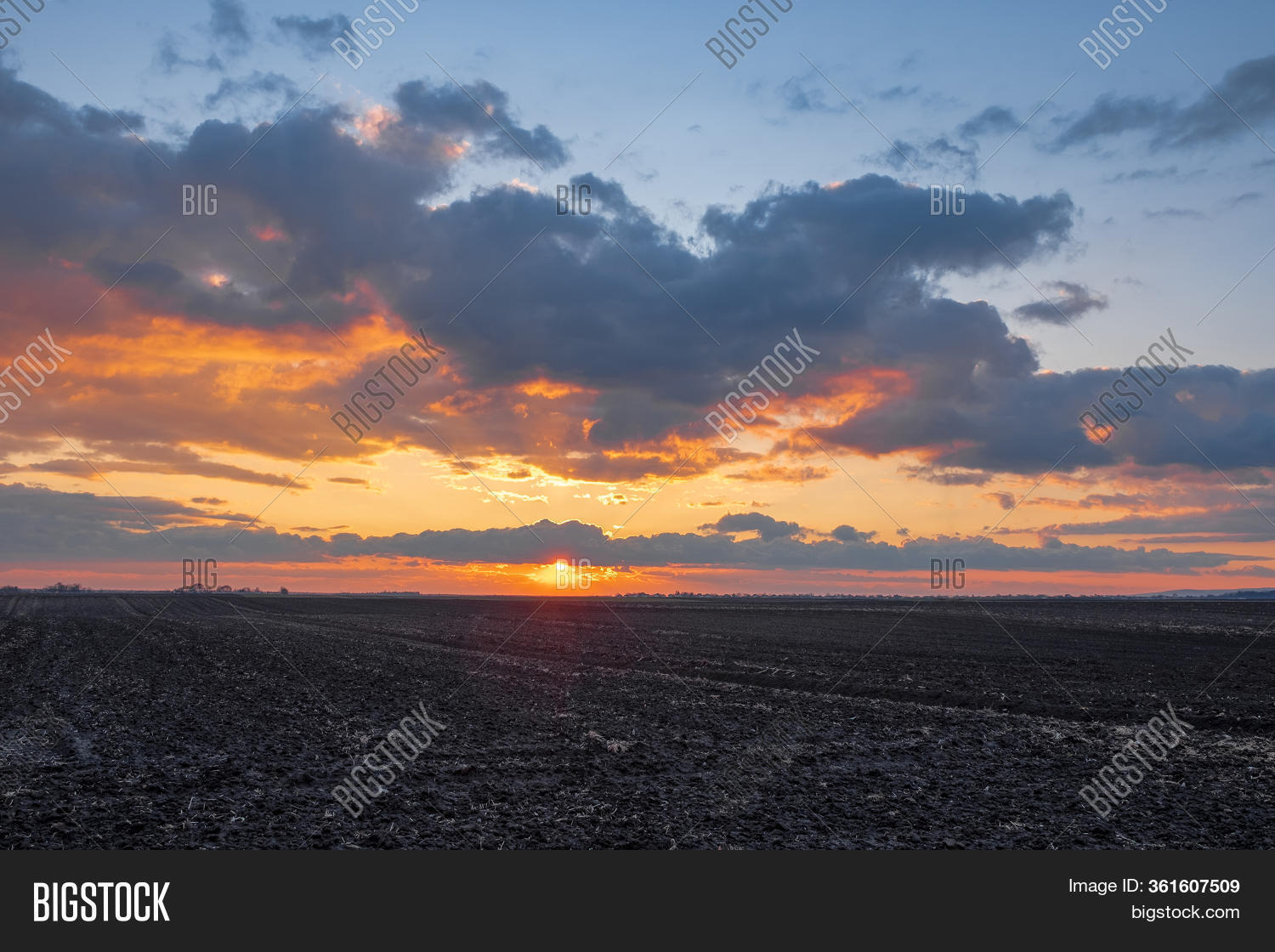 Sunset Over Image & Photo (Free Trial) | Bigstock
