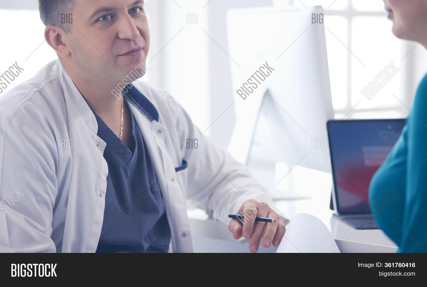 Patient His Doctor Image & Photo (Free Trial) | Bigstock