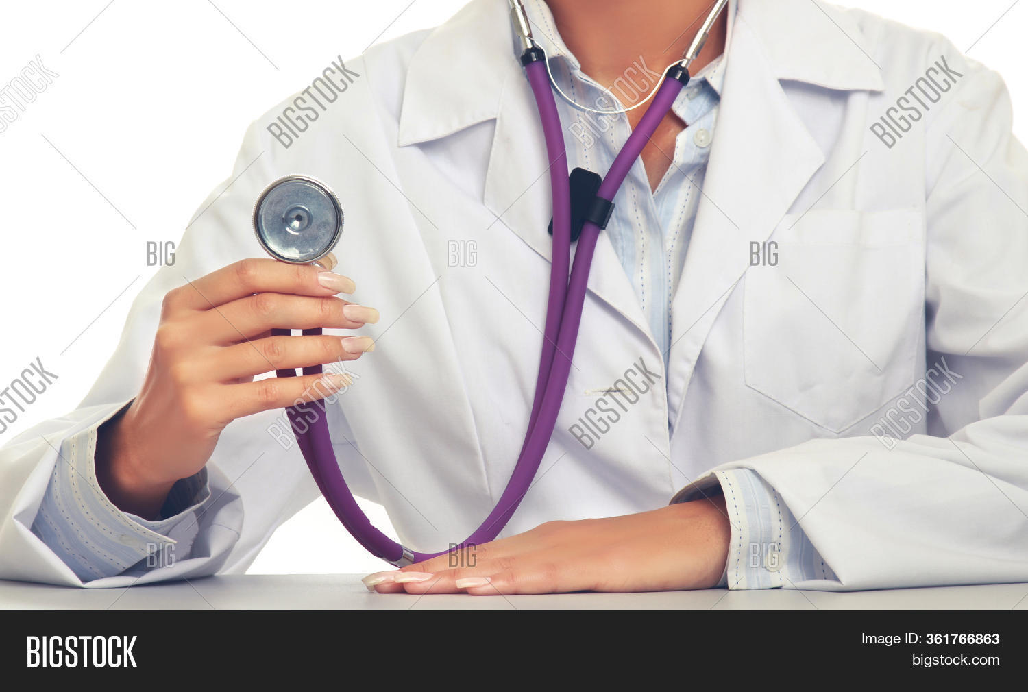 Female Doctor Using Image & Photo (Free Trial) | Bigstock