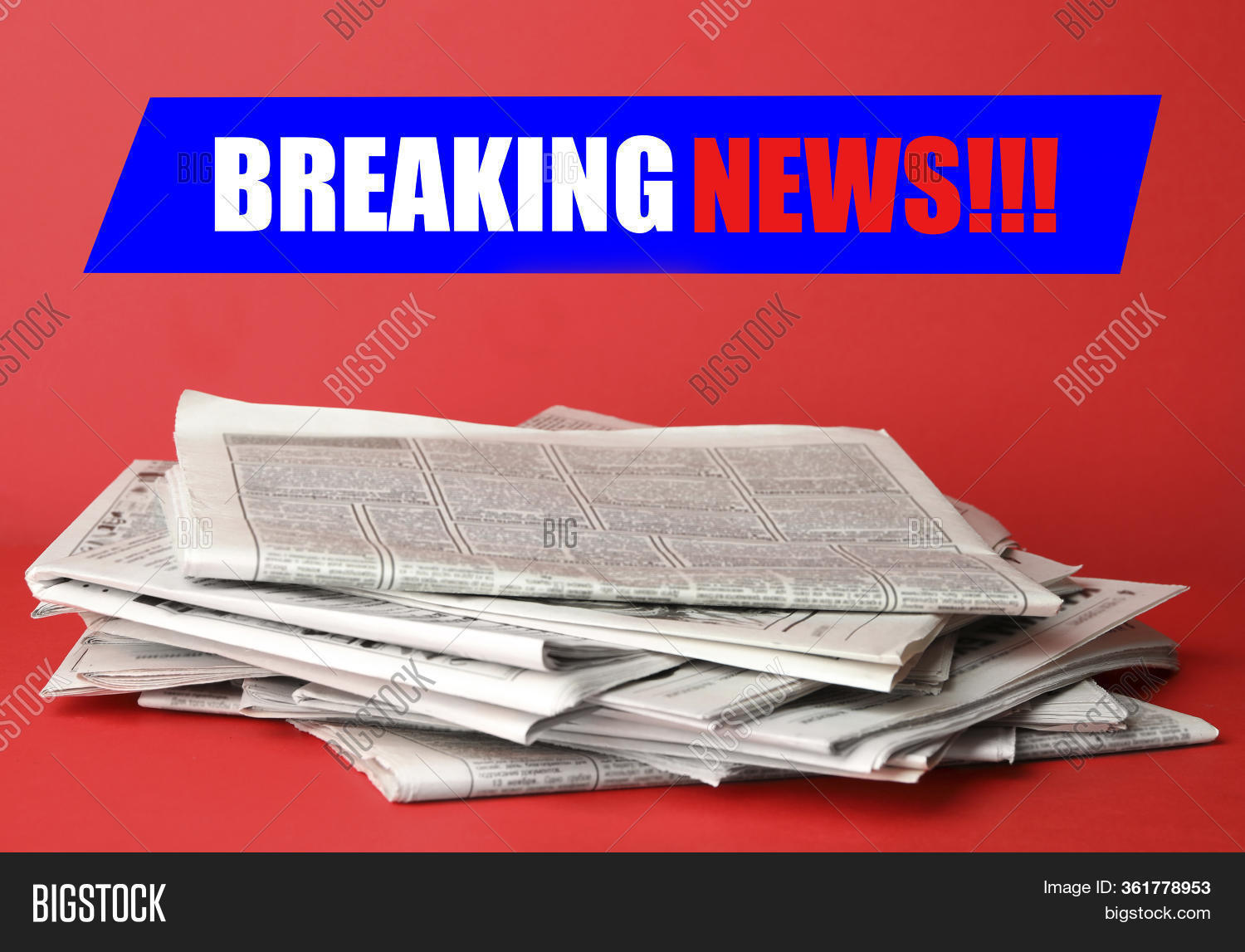 Phrase Breaking News Image & Photo (Free Trial) | Bigstock