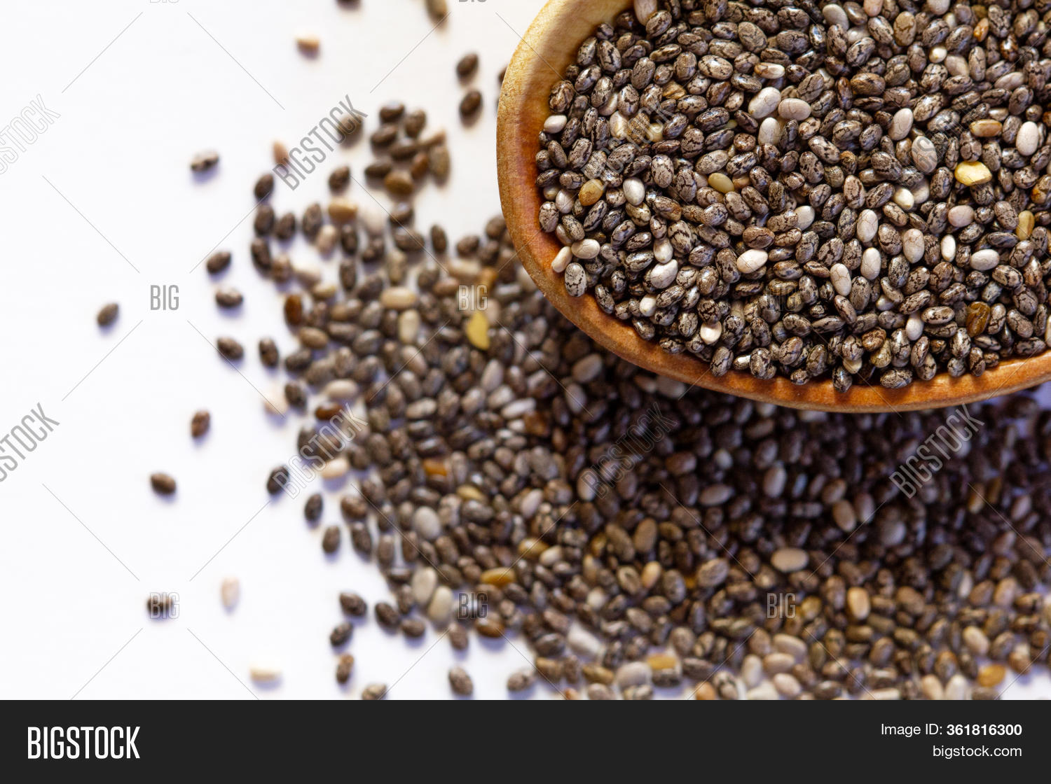 Black Chia Seeds Image & Photo (Free Trial) | Bigstock