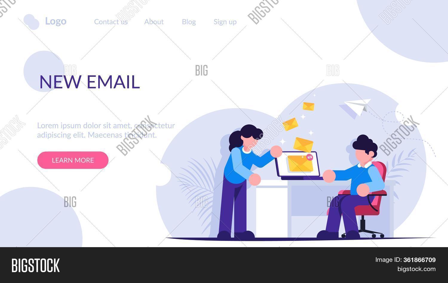 People Send Receive Image & Photo (Free Trial) | Bigstock