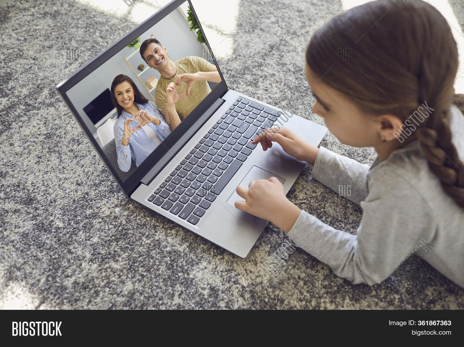 Online Chat Family. Image & Photo (Free Trial) | Bigstock