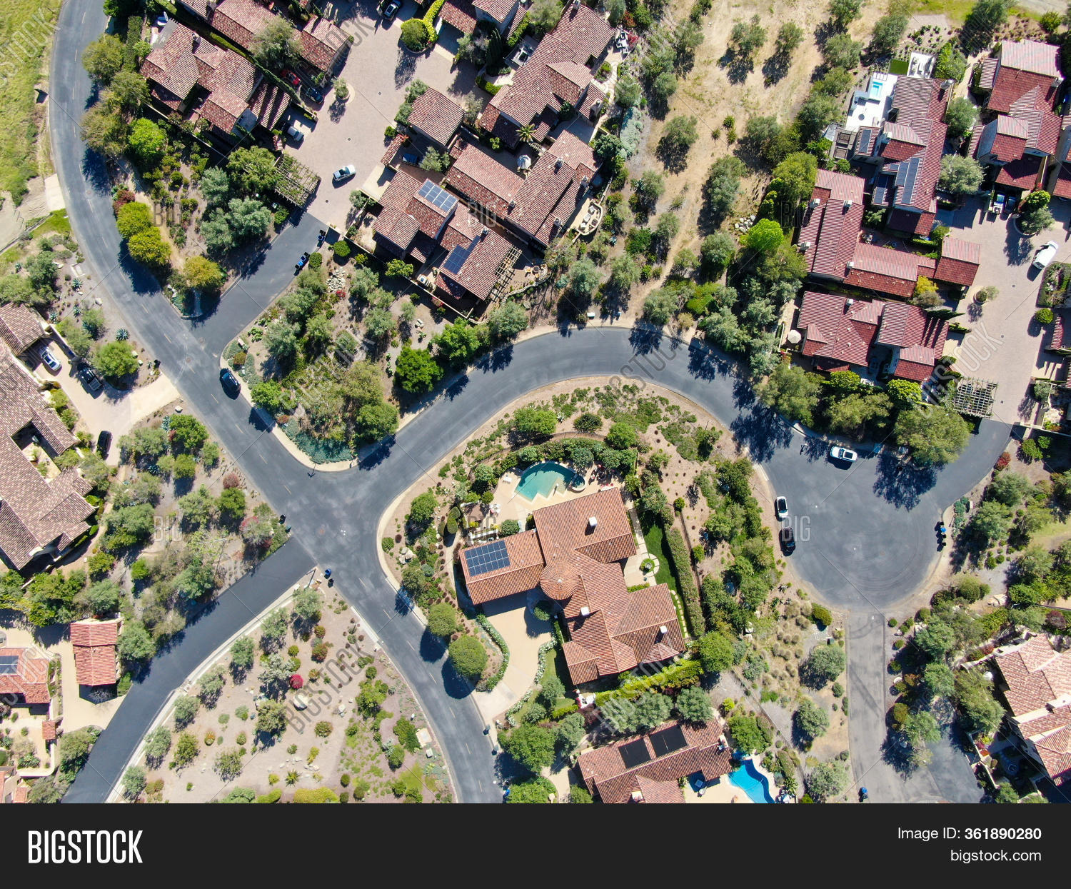 Aerial View Big Luxury Image & Photo (Free Trial) | Bigstock