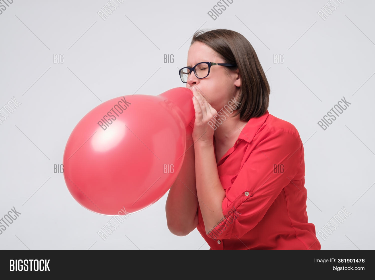 Woman Glasses Tyring Image & Photo (Free Trial) | Bigstock