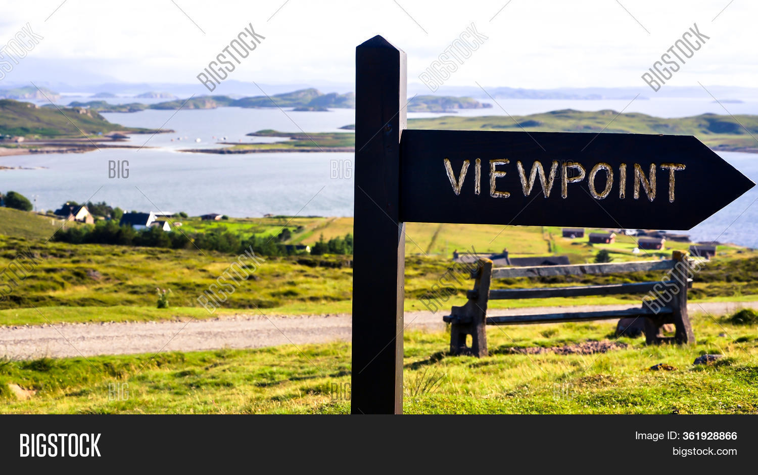 Viewpoint Sign - Arrow Image & Photo (Free Trial) | Bigstock