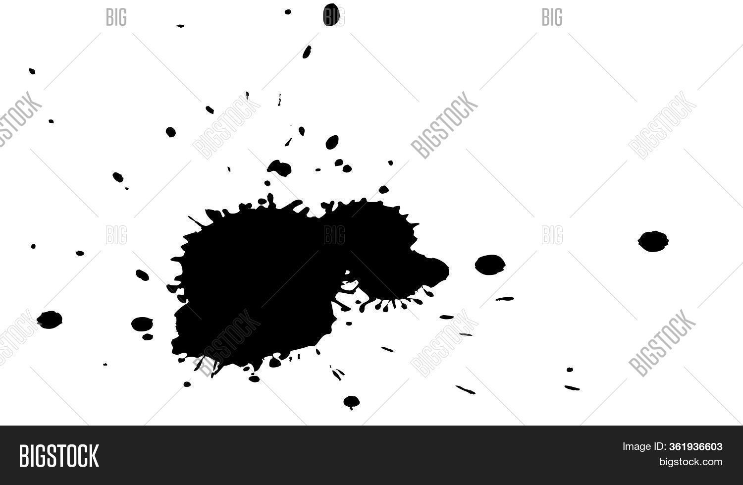 Black Ink Splashes. Image & Photo (Free Trial) | Bigstock