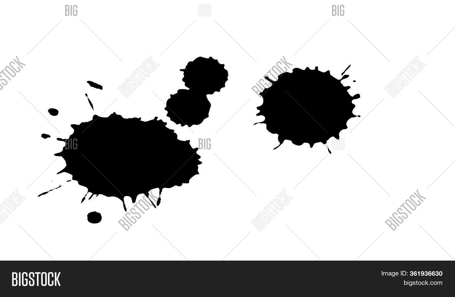 Black Ink Splashes. Image & Photo (Free Trial) | Bigstock