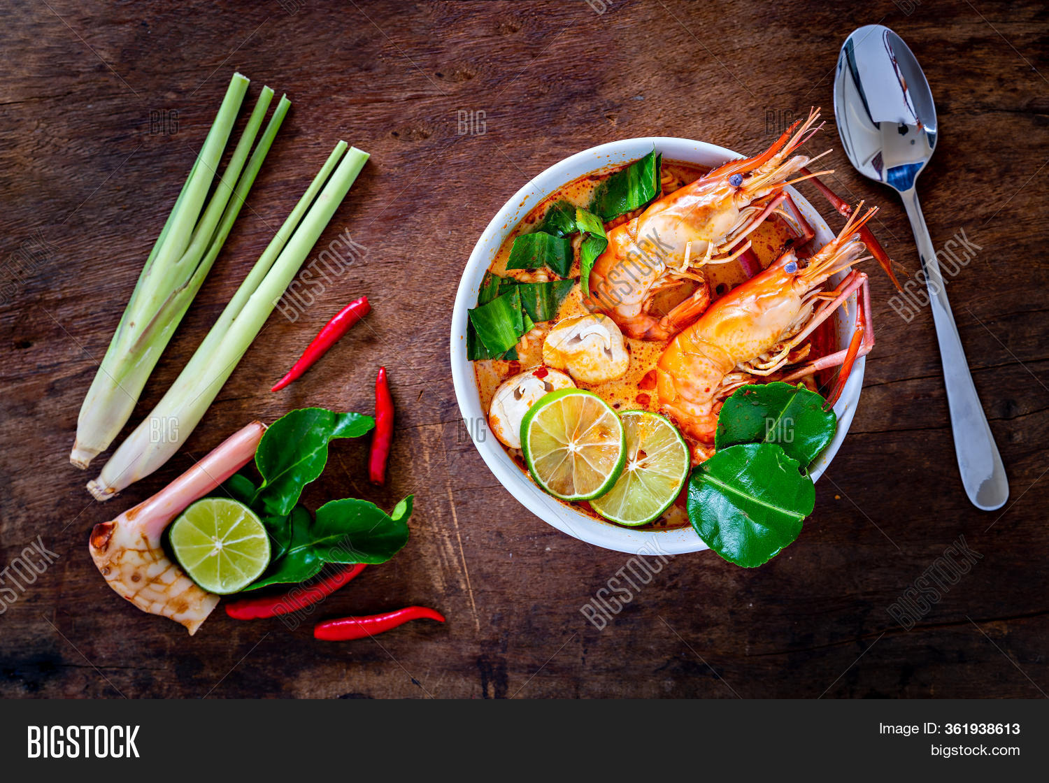 Tom Yam Kung Spicy Image & Photo (Free Trial) | Bigstock