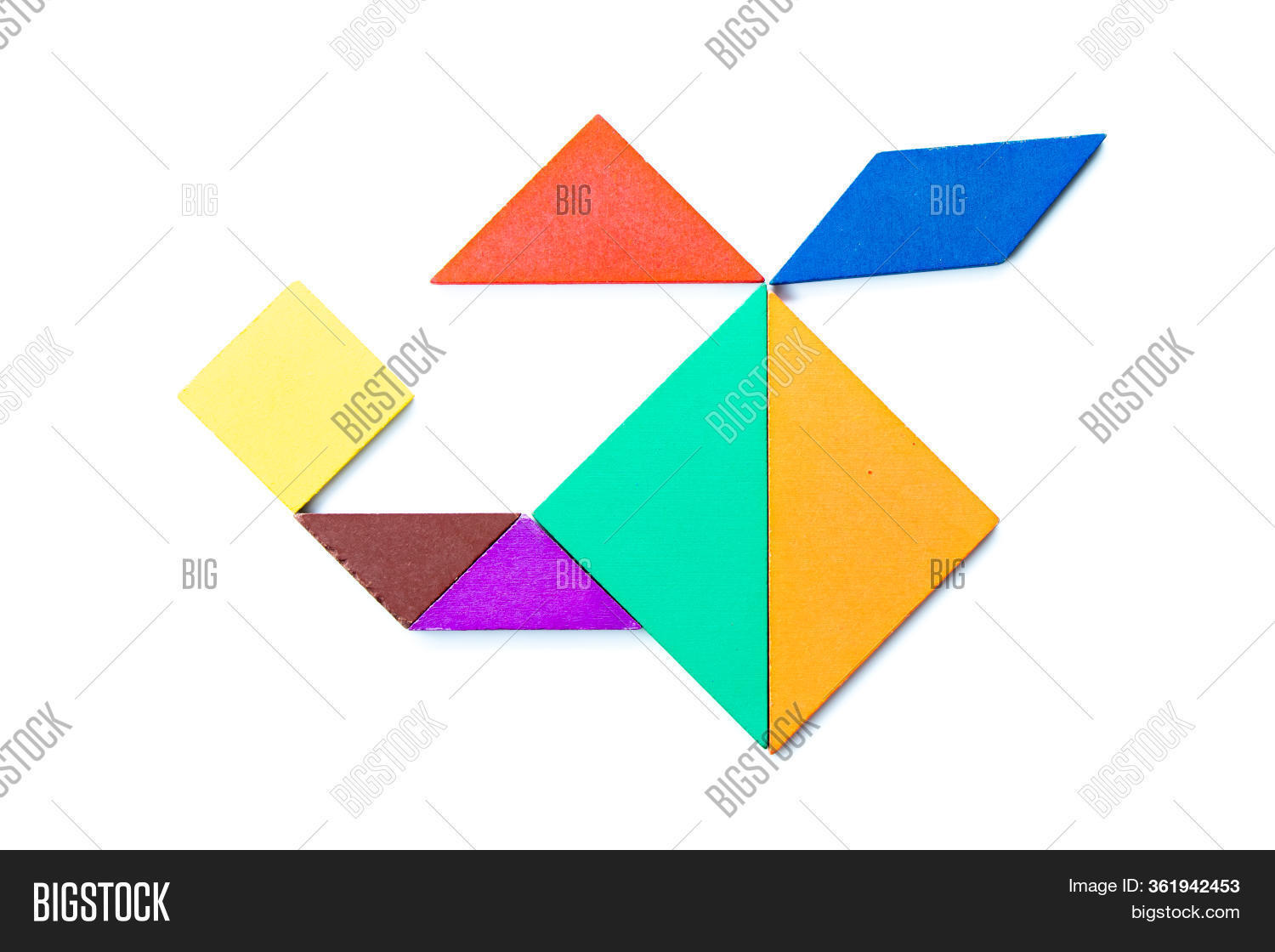 Color Wood Tangram Image & Photo (Free Trial) | Bigstock