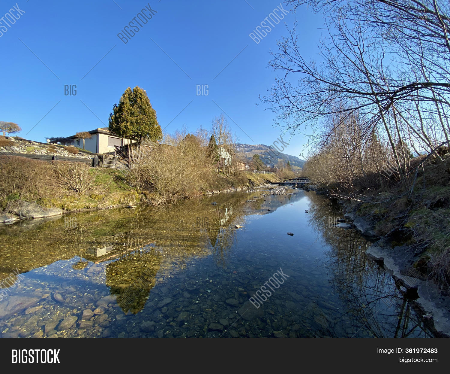 Alp River Alptal Image & Photo (Free Trial) | Bigstock