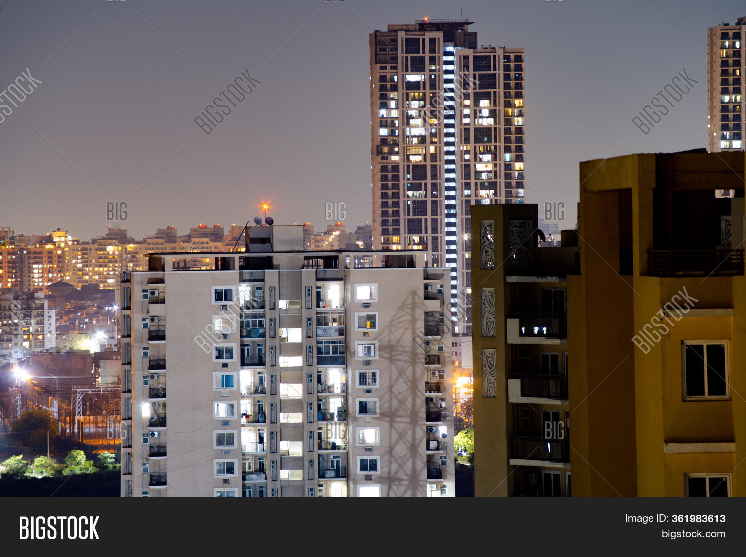 Aerial Shot Buildings Image & Photo (Free Trial) | Bigstock
