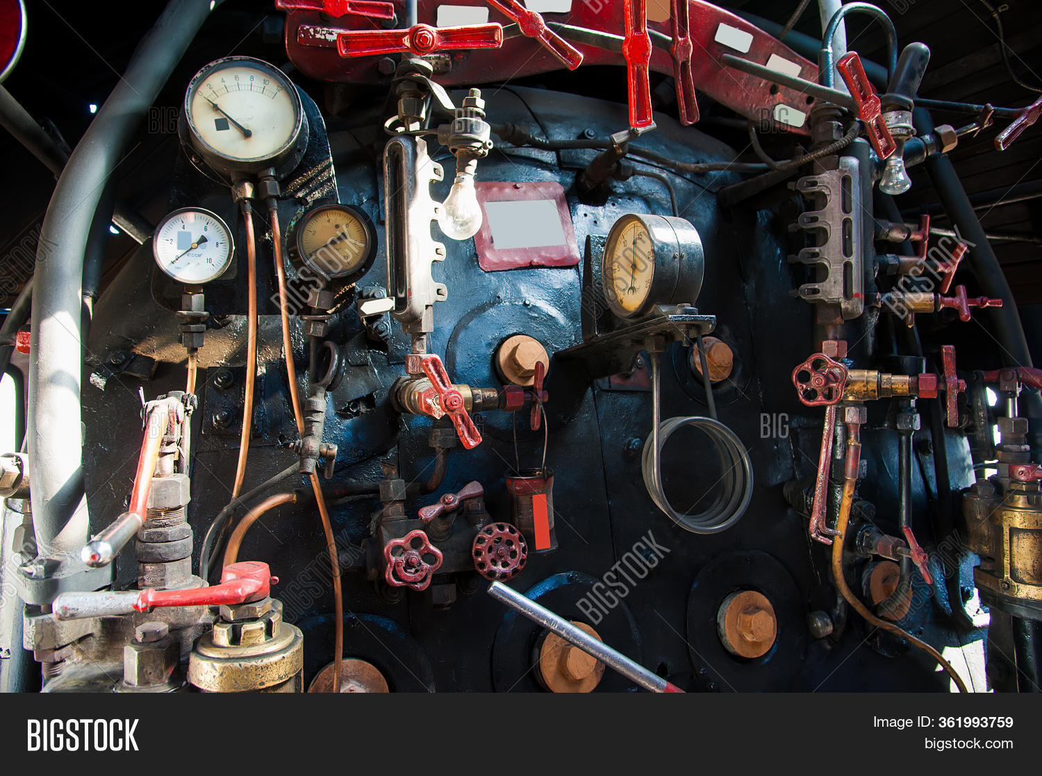 Engine Room On Steam Image & Photo (Free Trial) | Bigstock