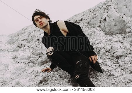 Dramatic Man Portrait Image & Photo (Free Trial) | Bigstock