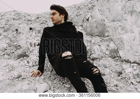 Dramatic Man Portrait Image & Photo (Free Trial) | Bigstock
