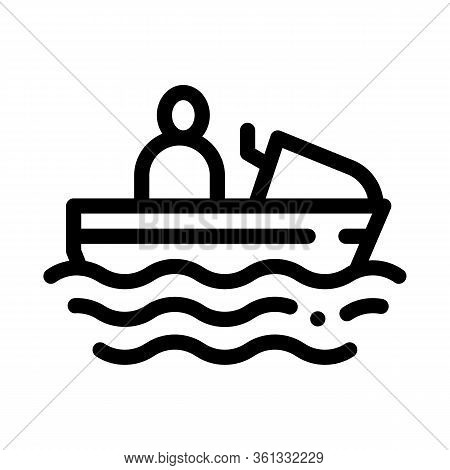 Boating Icon Vector. Vector & Photo (Free Trial) | Bigstock
