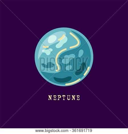 Neptune Planet Logo, Vector & Photo (Free Trial) | Bigstock
