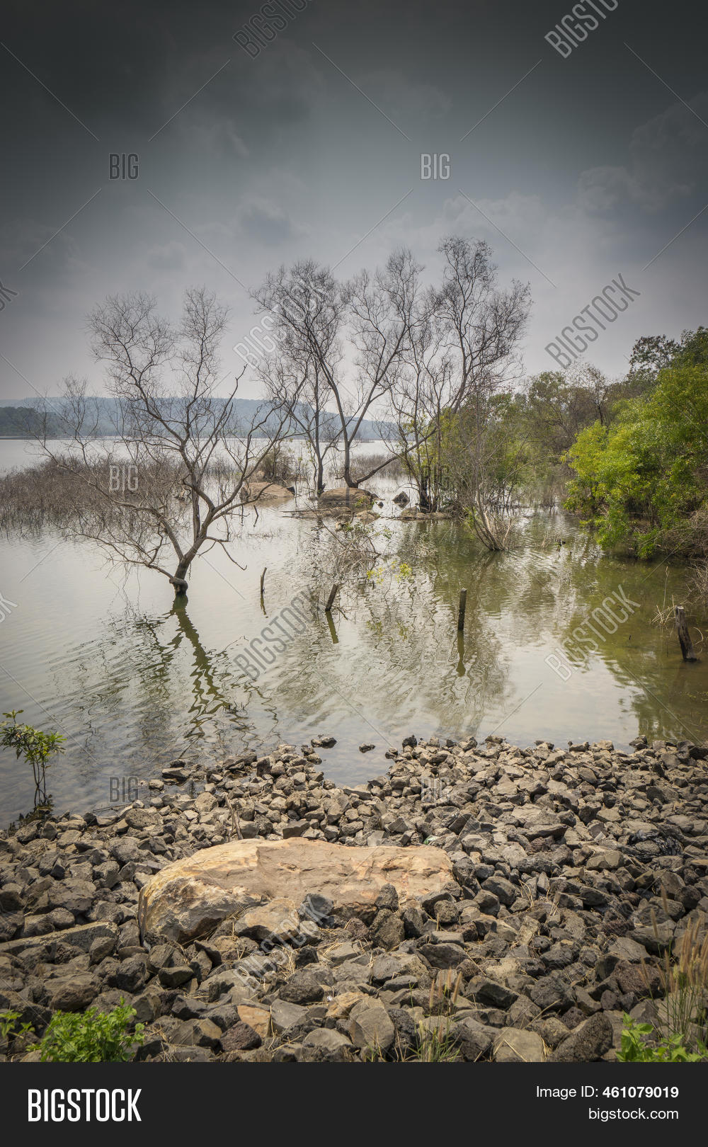 Man Made Reservoir Image & Photo (Free Trial) | Bigstock
