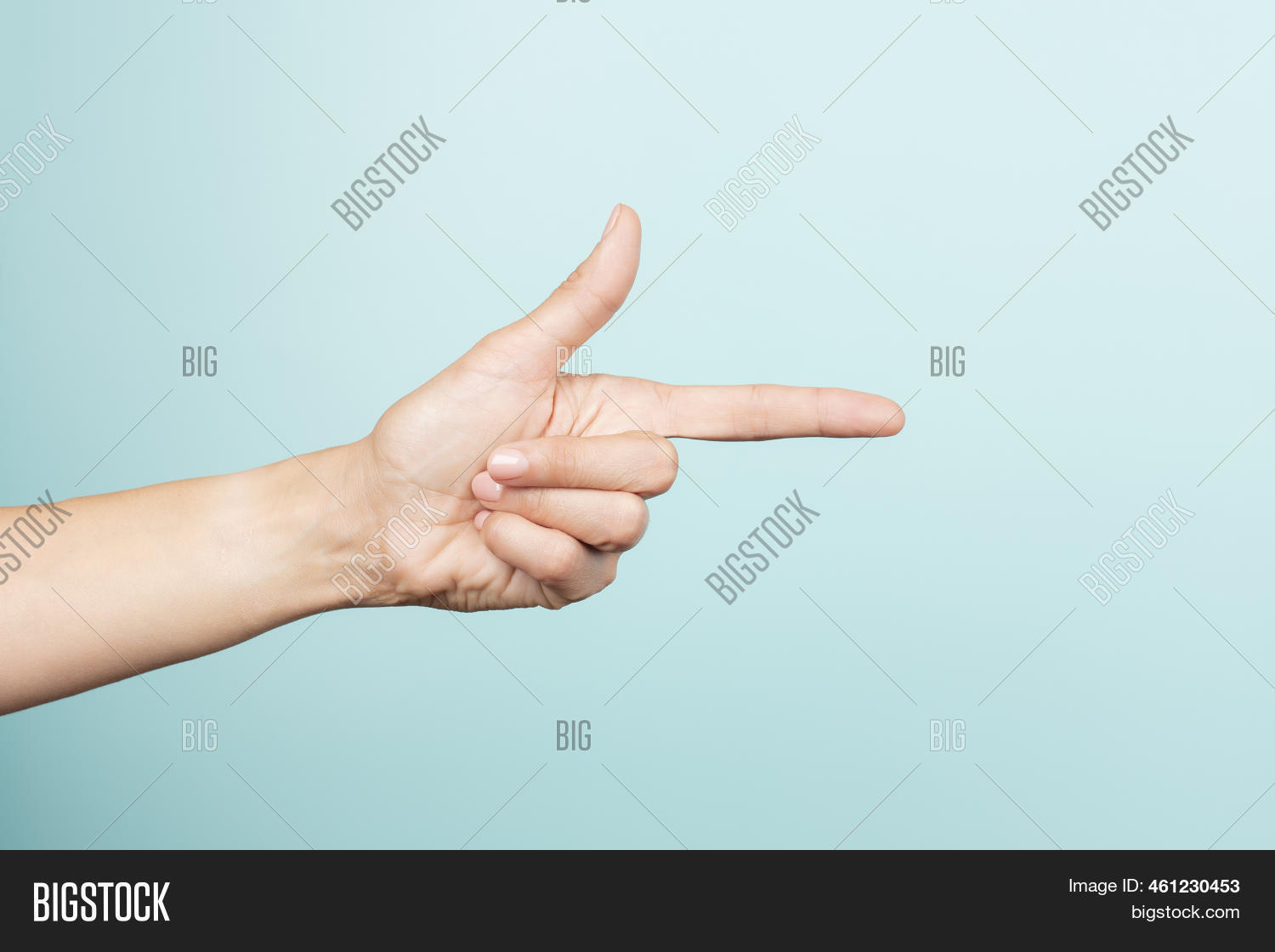 Woman Hand Pointing Image & Photo (Free Trial) | Bigstock