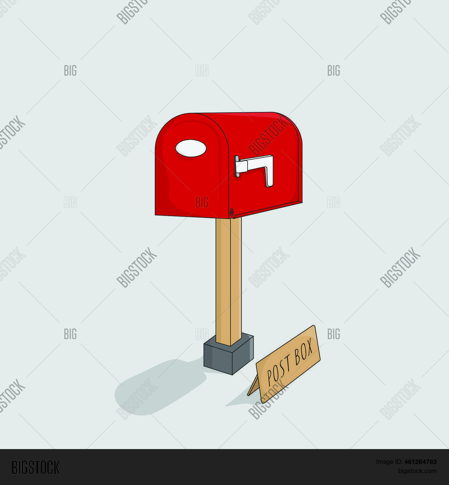 Little Post Box Vector & Photo (Free Trial) | Bigstock