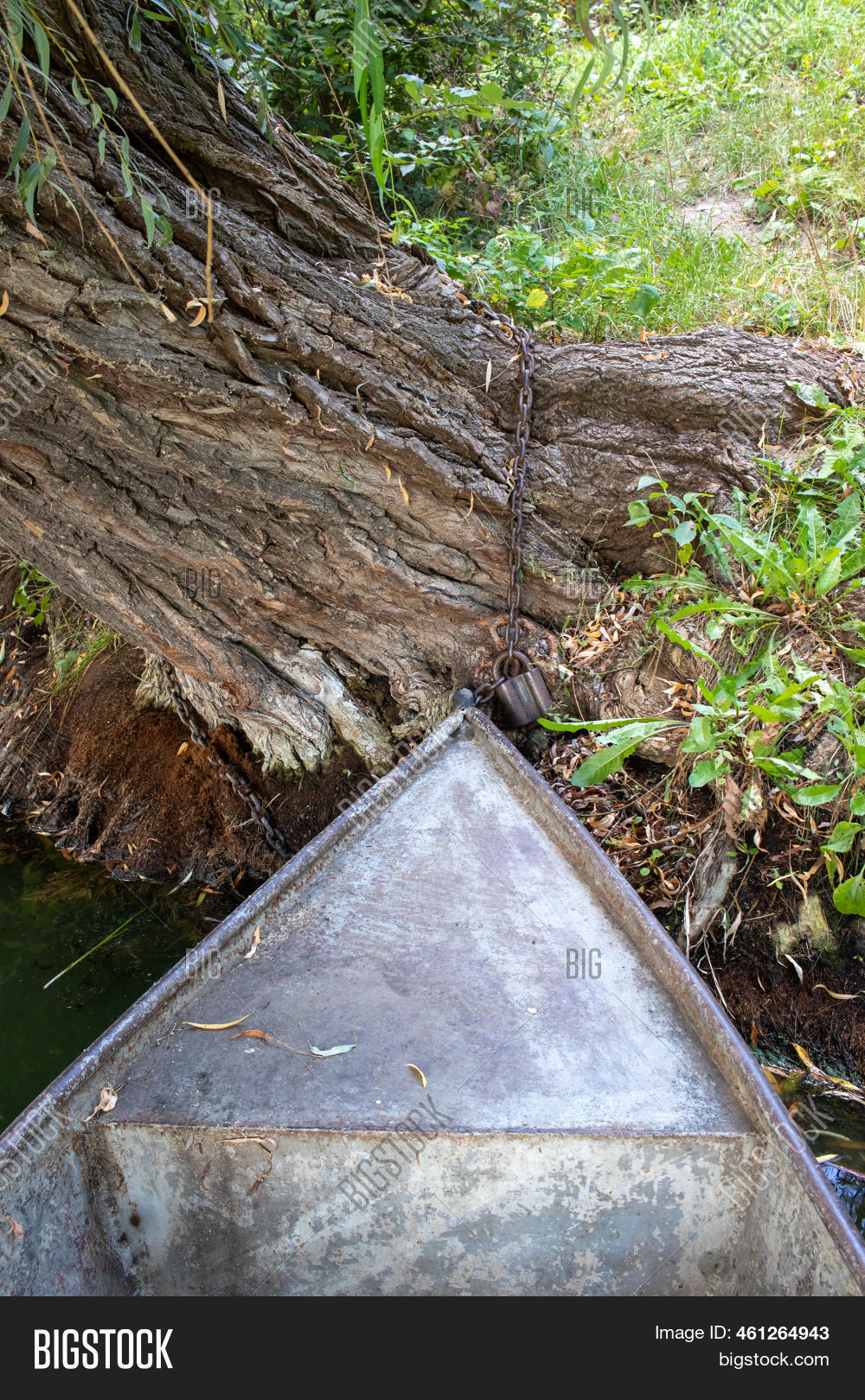 Аishing Boat Tied Image & Photo (Free Trial) | Bigstock