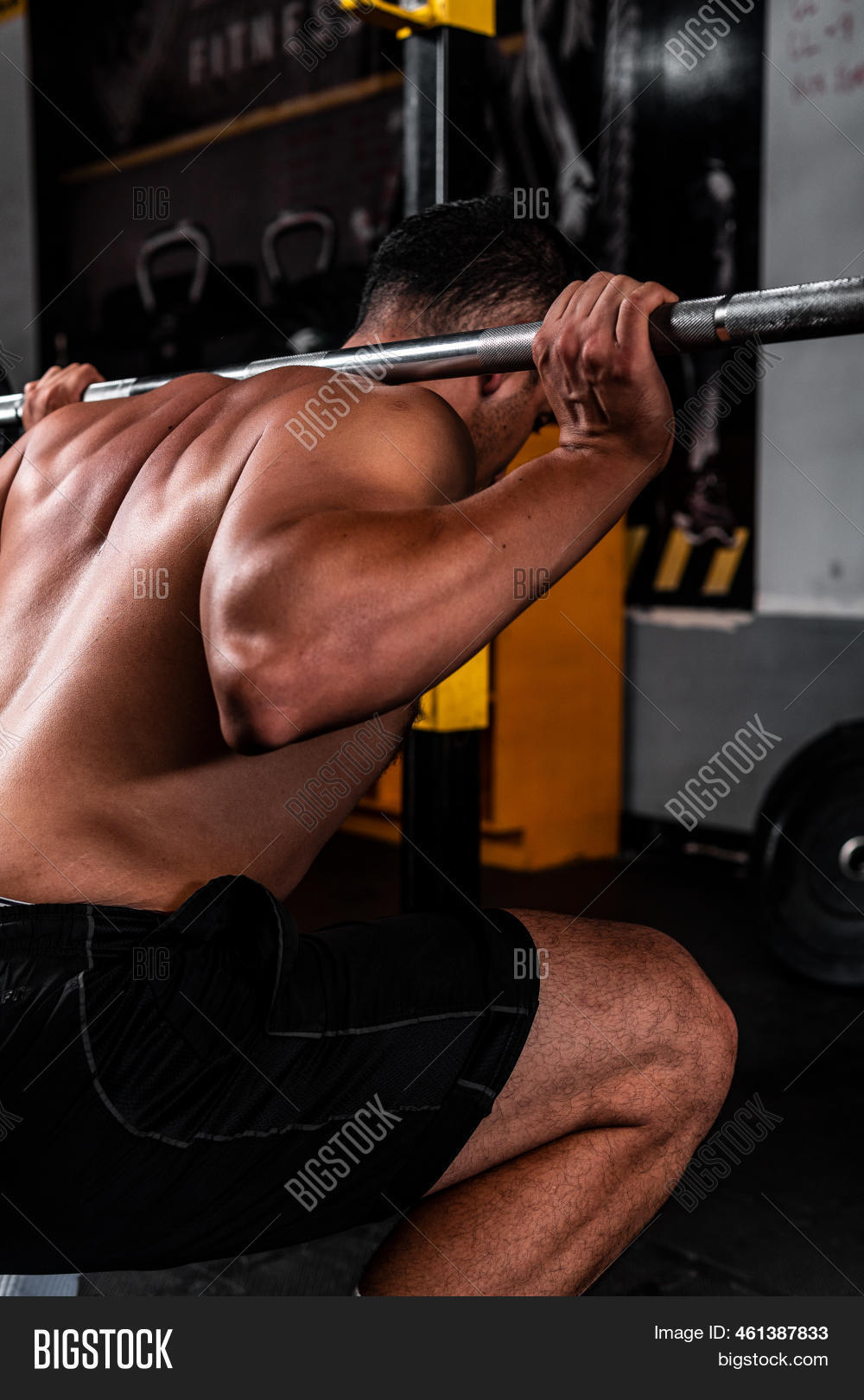 Man Behind Lifting Image & Photo (Free Trial) | Bigstock