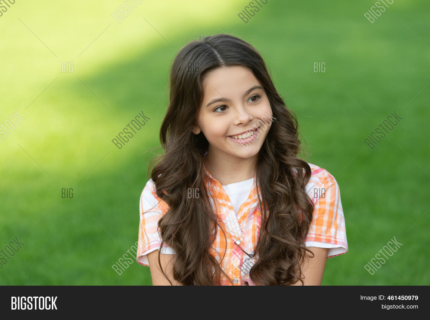 Curly Girl Outdoor. Image & Photo (Free Trial) | Bigstock