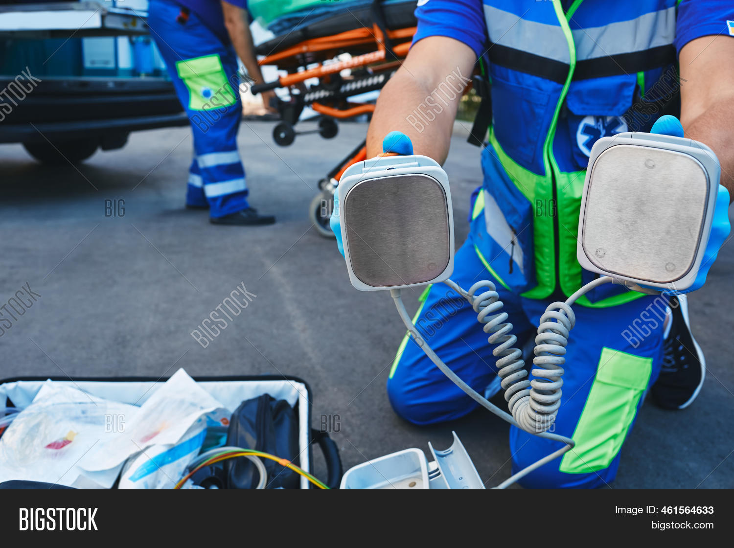 Ems Paramedic Holding Image & Photo (Free Trial) | Bigstock