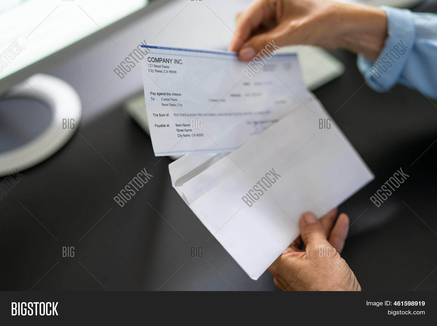 Payroll Cheque Image & Photo (Free Trial) | Bigstock