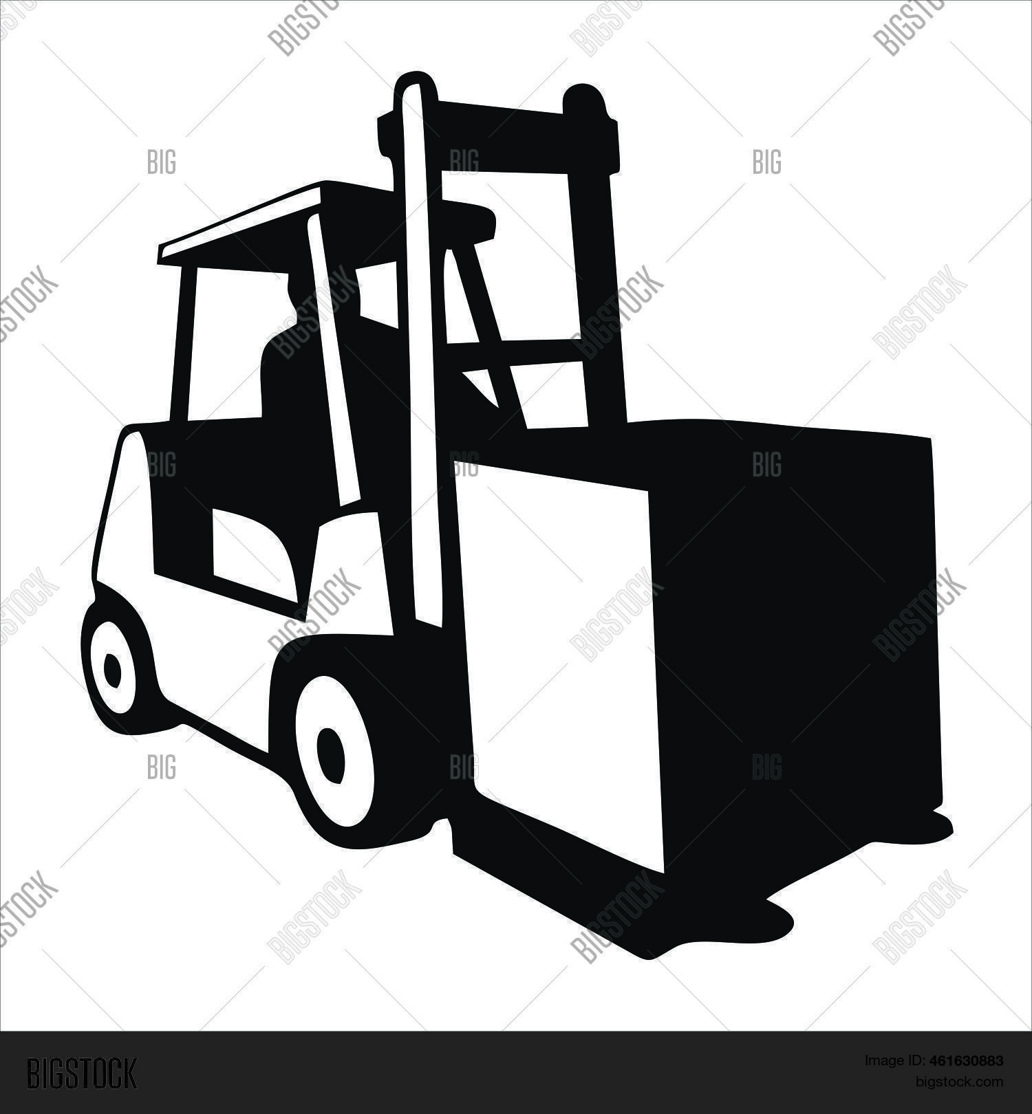 Forklift Icon Vector & Photo (Free Trial) | Bigstock