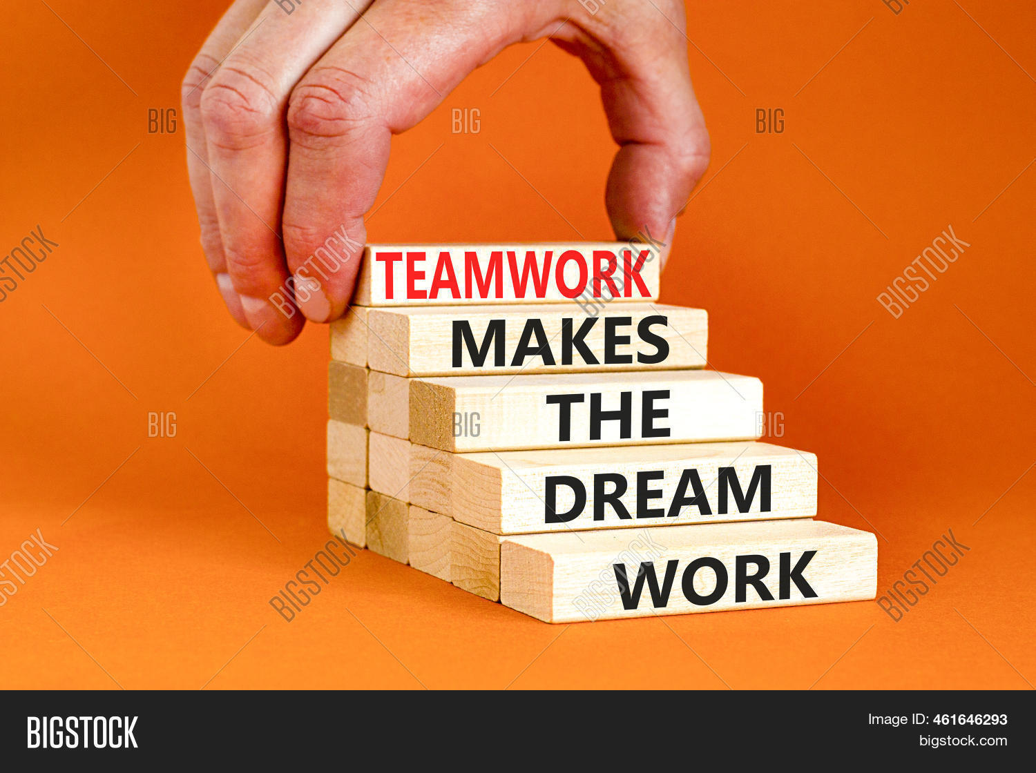 Teamwork Makes Dream Image And Photo Free Trial Bigstock