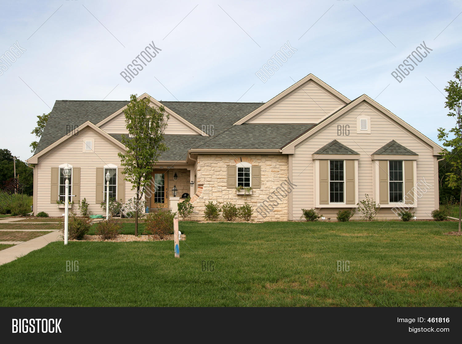 American Suburban Home Image & Photo (Free Trial) | Bigstock