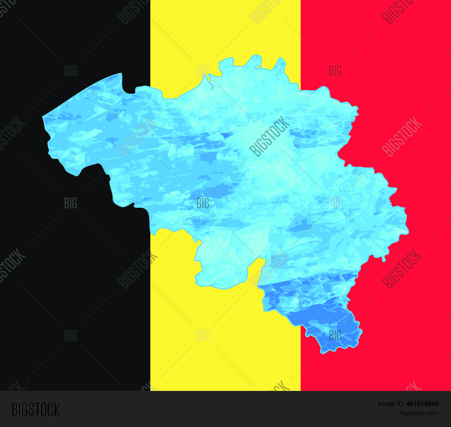 Outline Map Belgium Vector & Photo (Free Trial) | Bigstock
