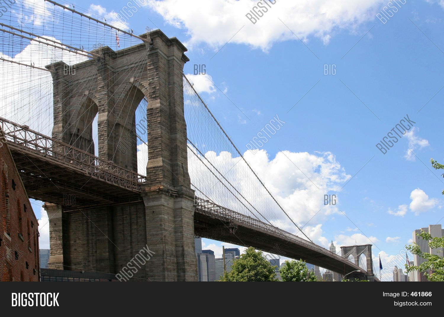 Brooklyn Bridge Side Image & Photo (Free Trial) | Bigstock