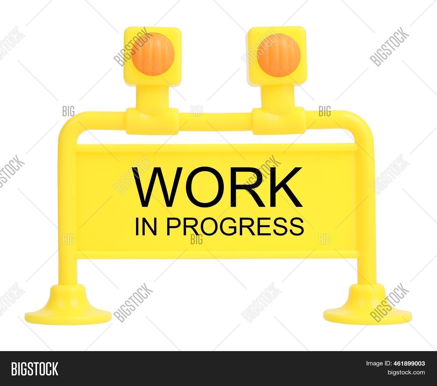 Yellow Work Progress Image & Photo (Free Trial) | Bigstock