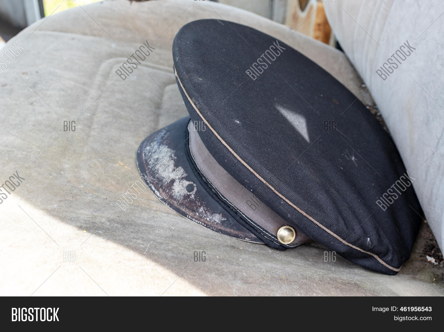 Old Shabby Postman Cap Image & Photo (Free Trial) | Bigstock