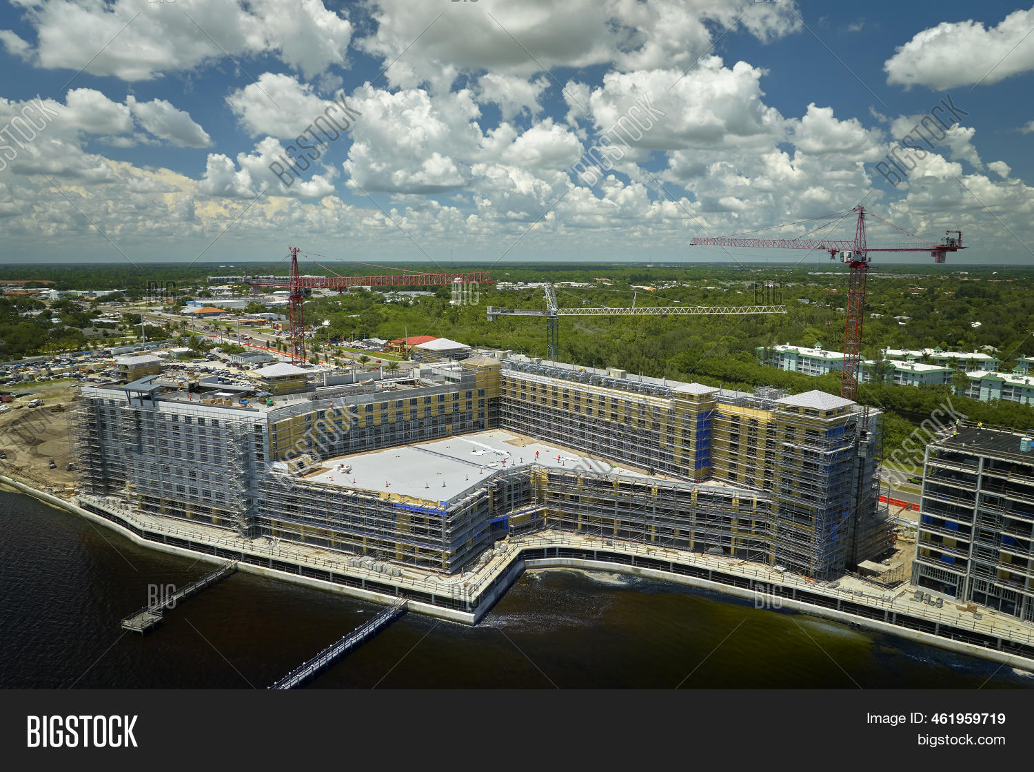 Tower Cranes Frame Image & Photo (Free Trial) | Bigstock