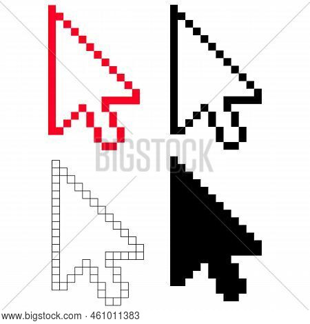Cursor Pixel Icon On Image & Photo (Free Trial) | Bigstock