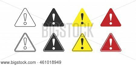 Warning. Triangle Vector & Photo (Free Trial) | Bigstock