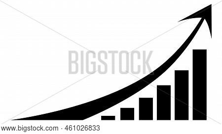 Chart Upward Arrow Vector & Photo (Free Trial) | Bigstock