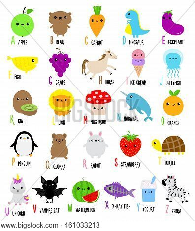 Animal Food Alphabet Vector & Photo (Free Trial) | Bigstock