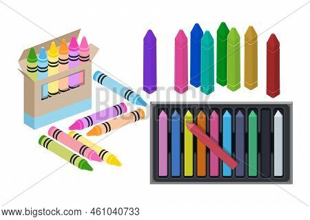 Crayon Packages Vector & Photo (Free Trial) | Bigstock