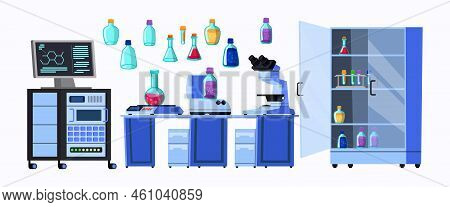 Science Lab Equipment Vector & Photo (Free Trial) | Bigstock
