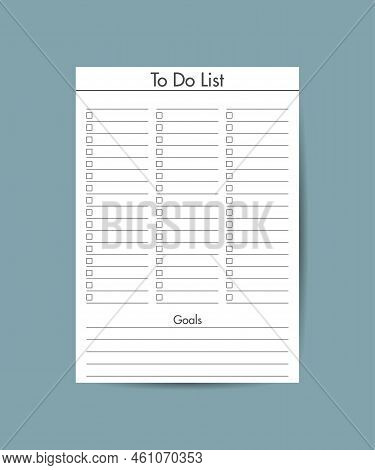 Do List Plan. All Vector & Photo (Free Trial) | Bigstock