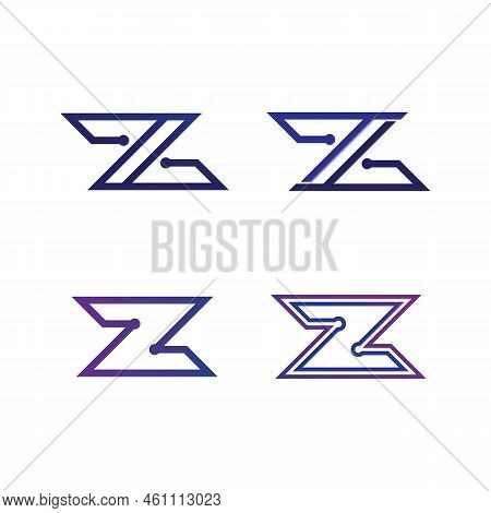 Z Letter Font Z Logo Vector & Photo (Free Trial) | Bigstock