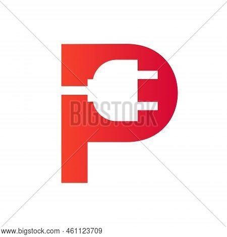 Letter P Electricity Vector & Photo (Free Trial) | Bigstock